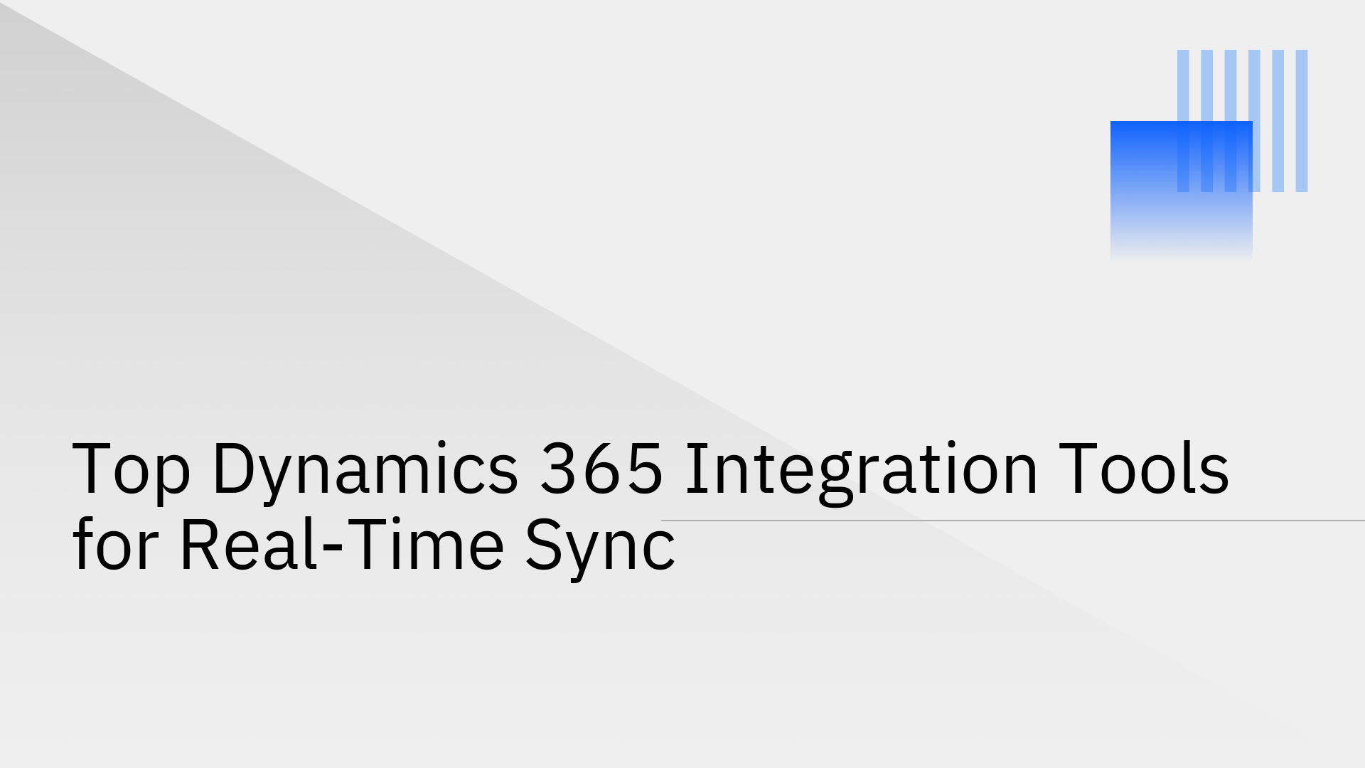 Top Dynamics 365 Integration Tools for Real‑Time Sync